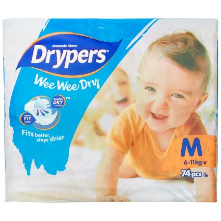 Drypers Medium 74 Pcs